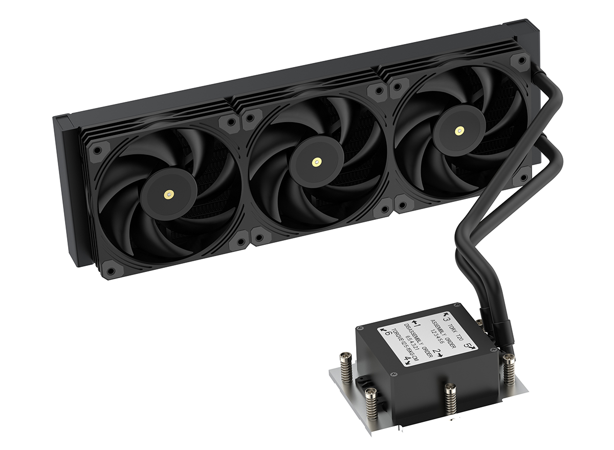 AMD SP5-W30 4U Water cooled series Product Center Leopard radiator_CPU ...
